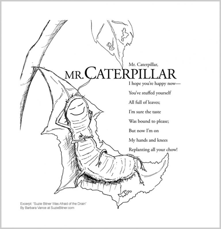 ‘Mr. Caterpillar’ Poem – Barbara Vance Official Website | Storytelling ...
